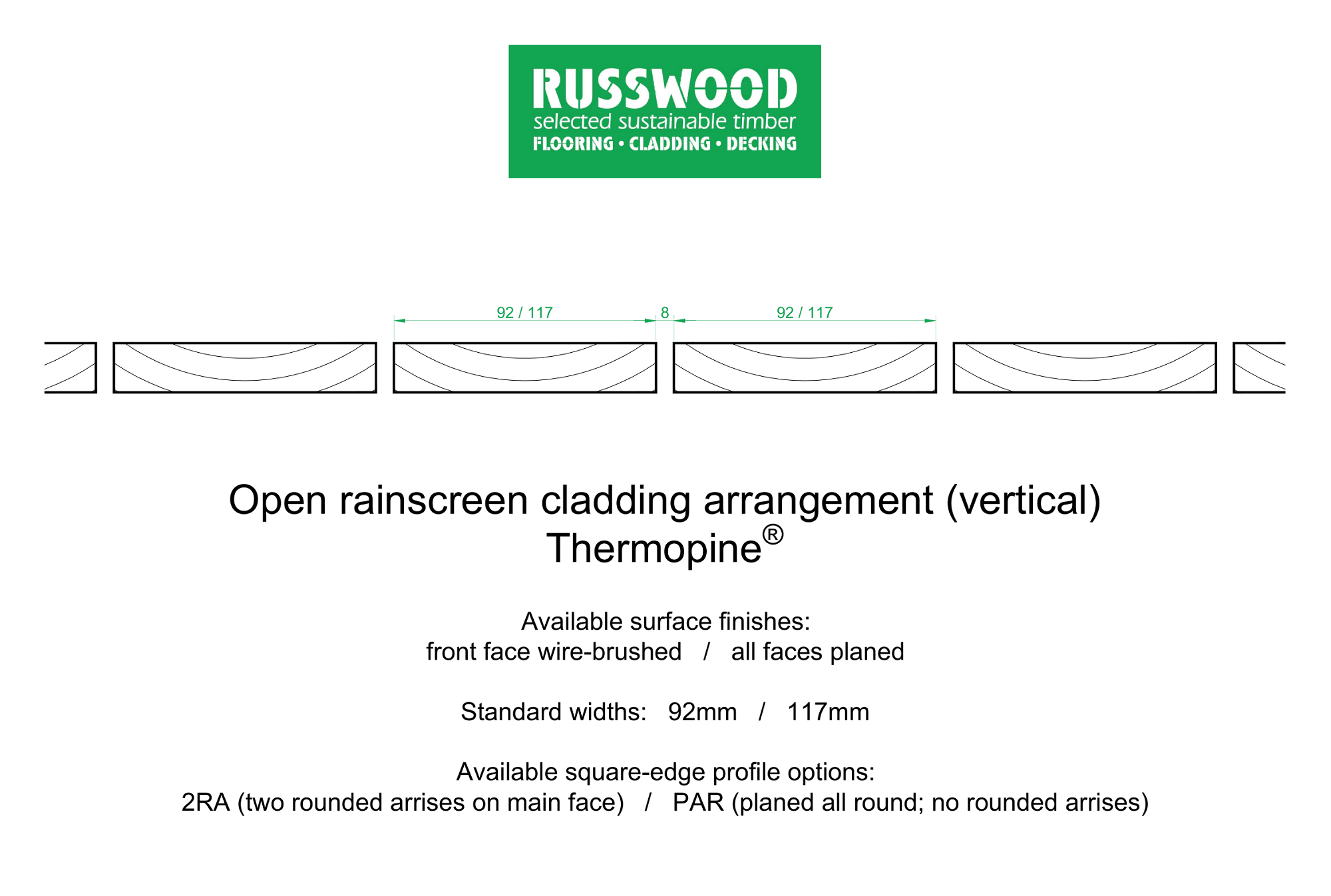 Thermopine Durable Cladding | Russwood Quality Timber Products