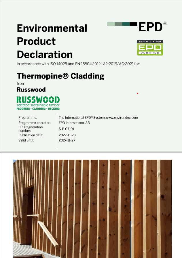 Environmental Product Declarations - Russwood | Timber Specialists ...