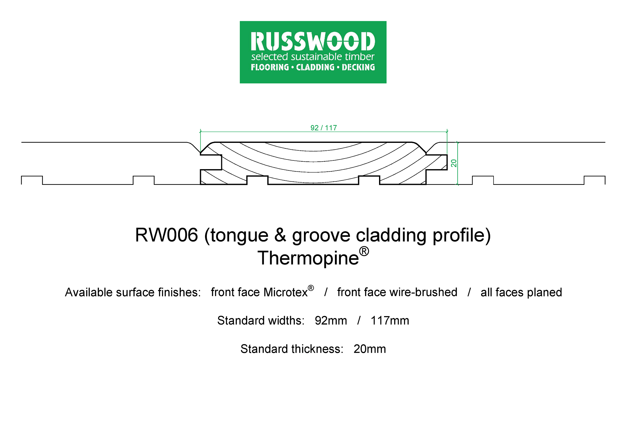 Thermopine Durable Cladding | Russwood Quality Timber Products