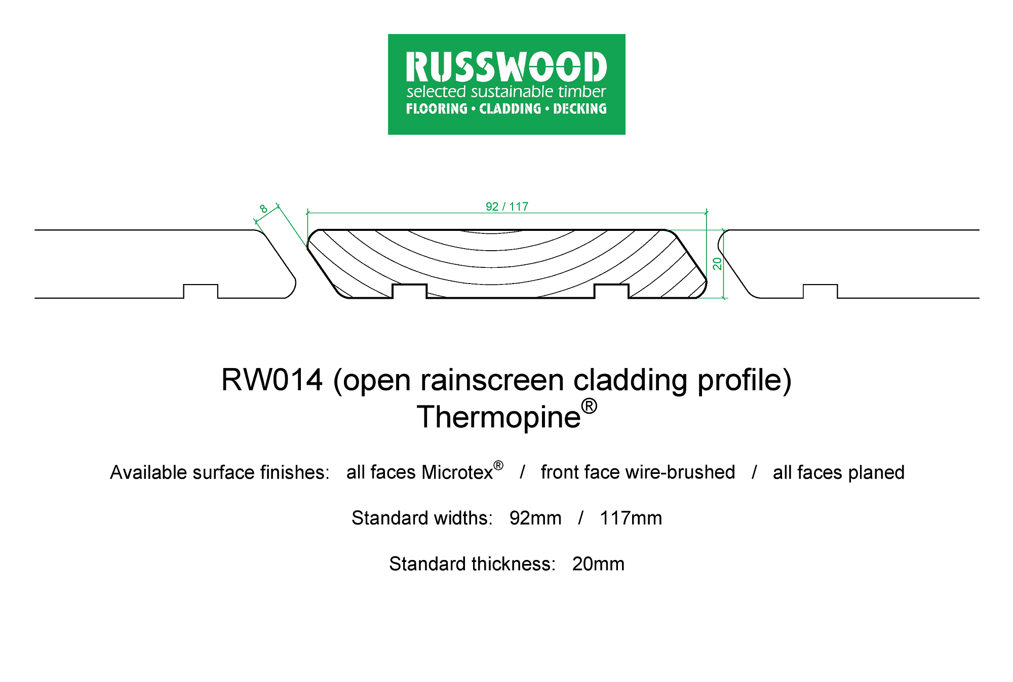 Thermopine Durable Cladding | Russwood Quality Timber Products